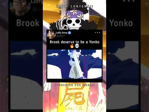 Brook badass moment 😈🔥 #Onepiece
