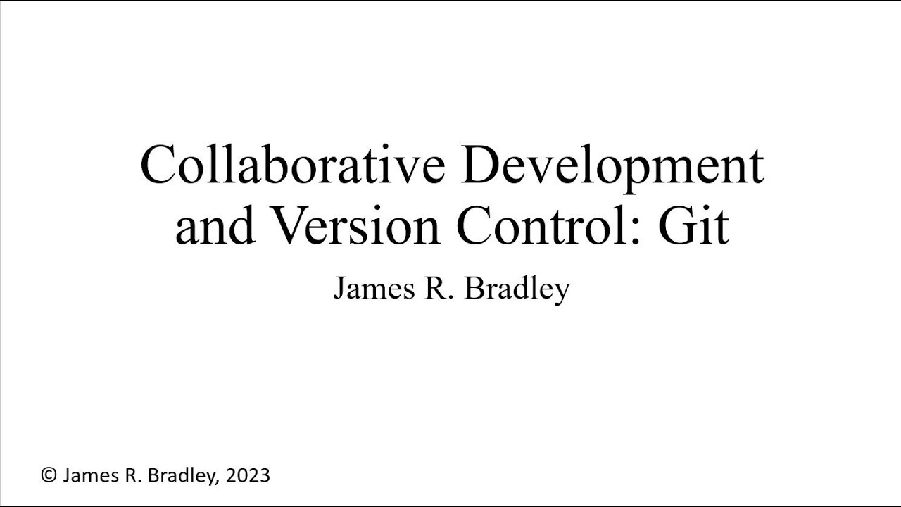 Introduction to Collaborative Development with GitHub