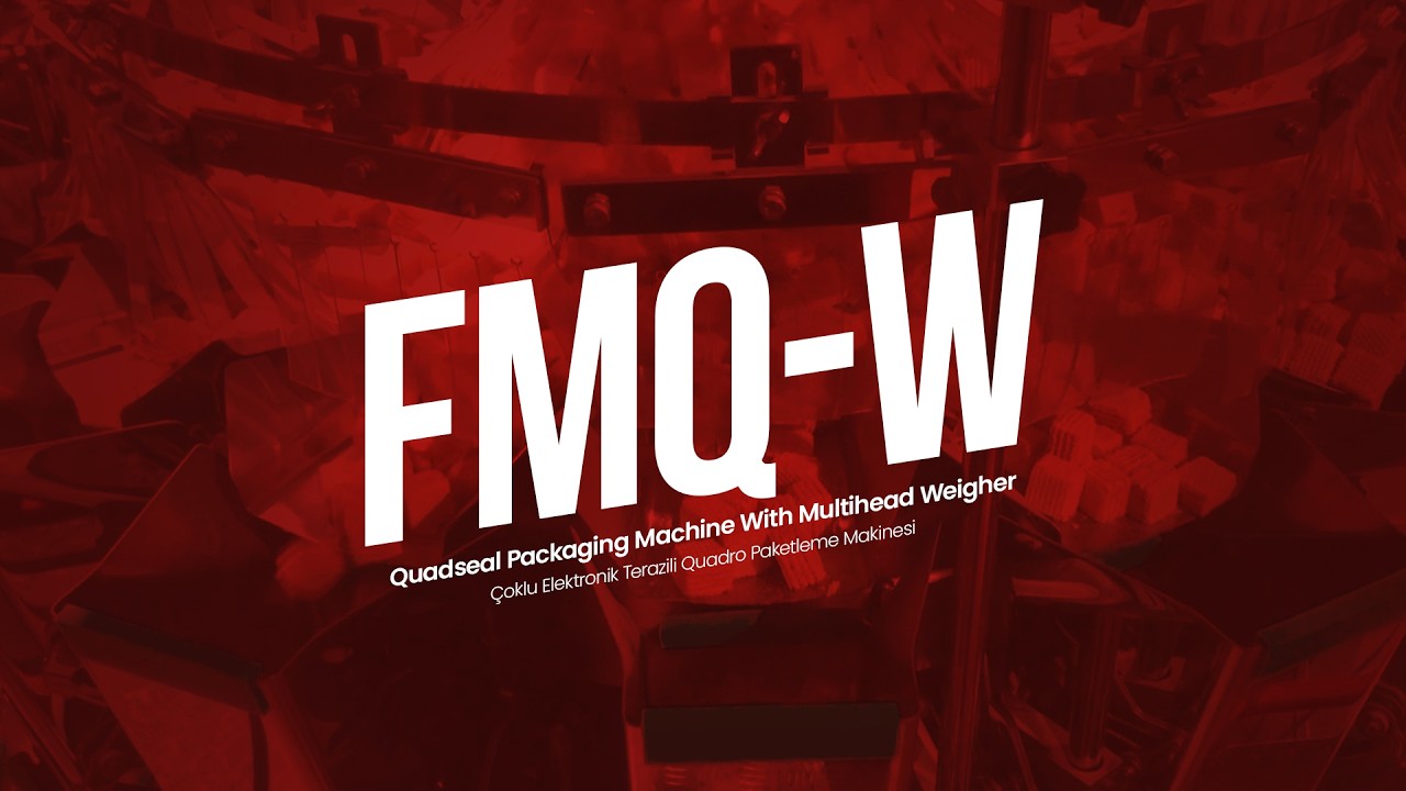 FMQ-W Quadseal Packaging Machine With Multihead Weigher | Wafer Cubes Packaging