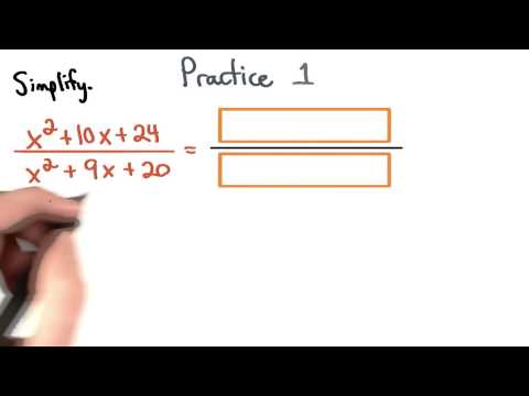 Simplify Rational Expressions Practice 1 - Visualizing Algebra