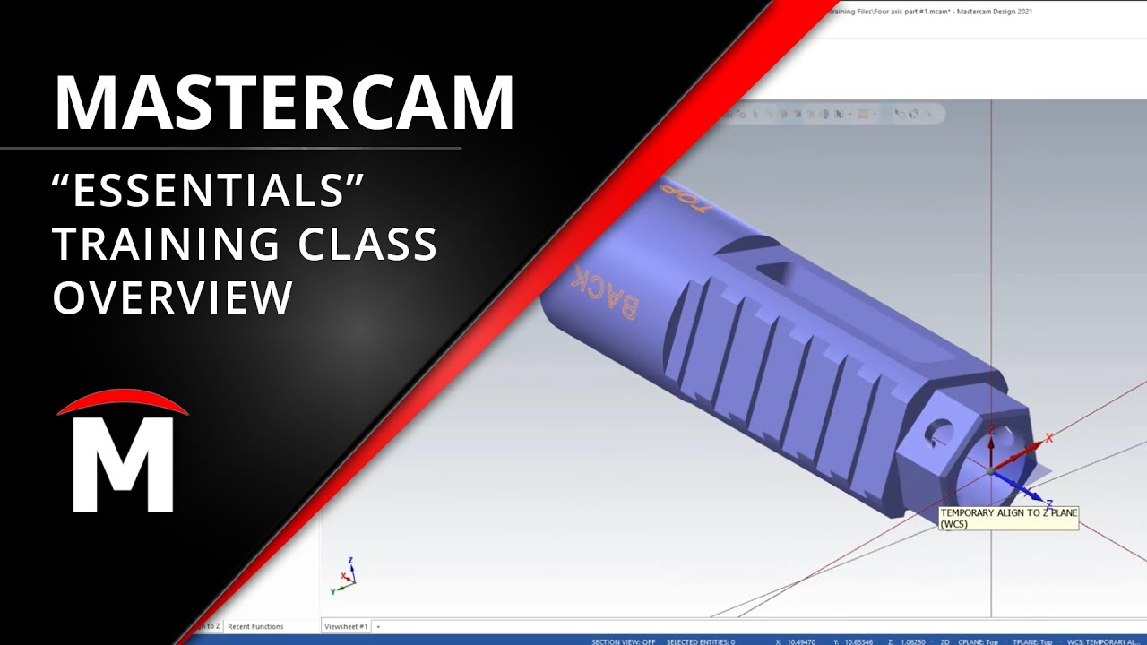 Mastercam Essentials Training Overview