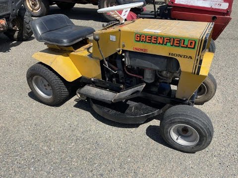 Greenfield Ride-on Mower - TVAA Pty Ltd T/A Tomkins Valuers & Auctioneers