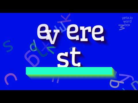 EVEREST - HOW TO PRONOUNCE IT? #everest