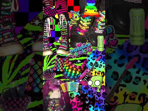 This trend with Scene bands #scene #scenecore #kandi #rave #2000s #crunkaintdead