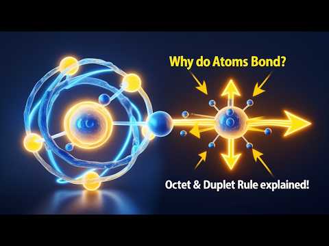 💥 Why Do Atoms Form Bonds? | Octet Rule & Duplet Rule Explained 🧪✨