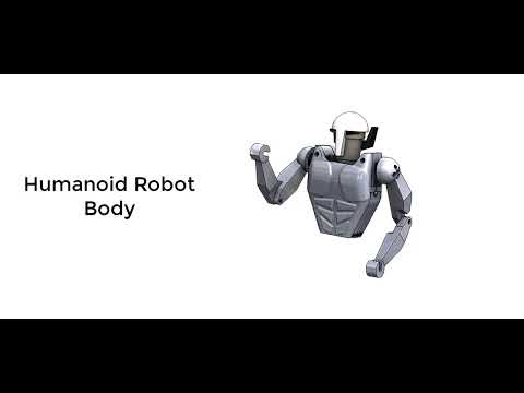 Humanoid Robot Body - Mechanism Animation