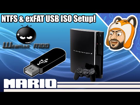 Using NTFS & exFAT USB Drives on webMAN MOD | PS1, PS2, PS3, PSP ISO Setup