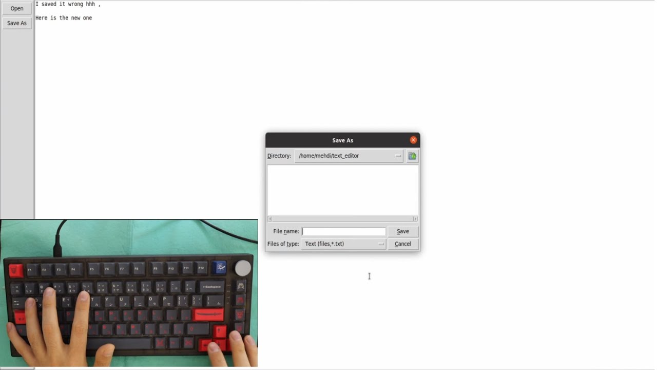 ASMR Programming - Text Editor  - No Talking (Python3 Tutorial)
