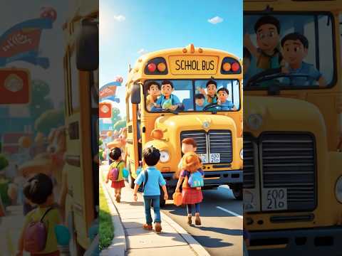 Wheels on the Bus | NurseryRhymes & Kids Songs | #rhymes #reels #kids