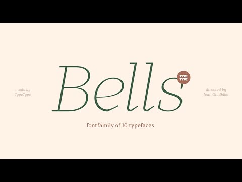 New font release TT Bells — modern antiqua fontfamily with classic intonations