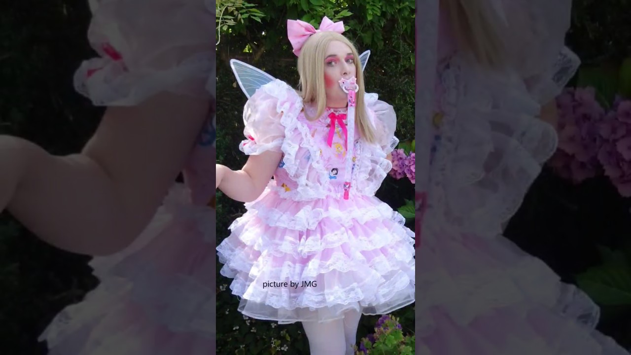 Sissy photo mix out and about/in the garden 🎀 #prissysissy #sissy