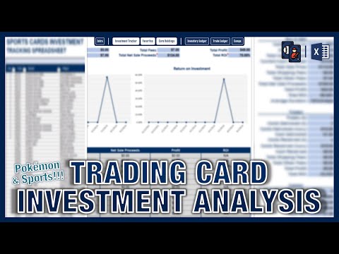 Trading Card Investment Analysis Spreadsheet Tutorial | Download (Sports & Pokemon)