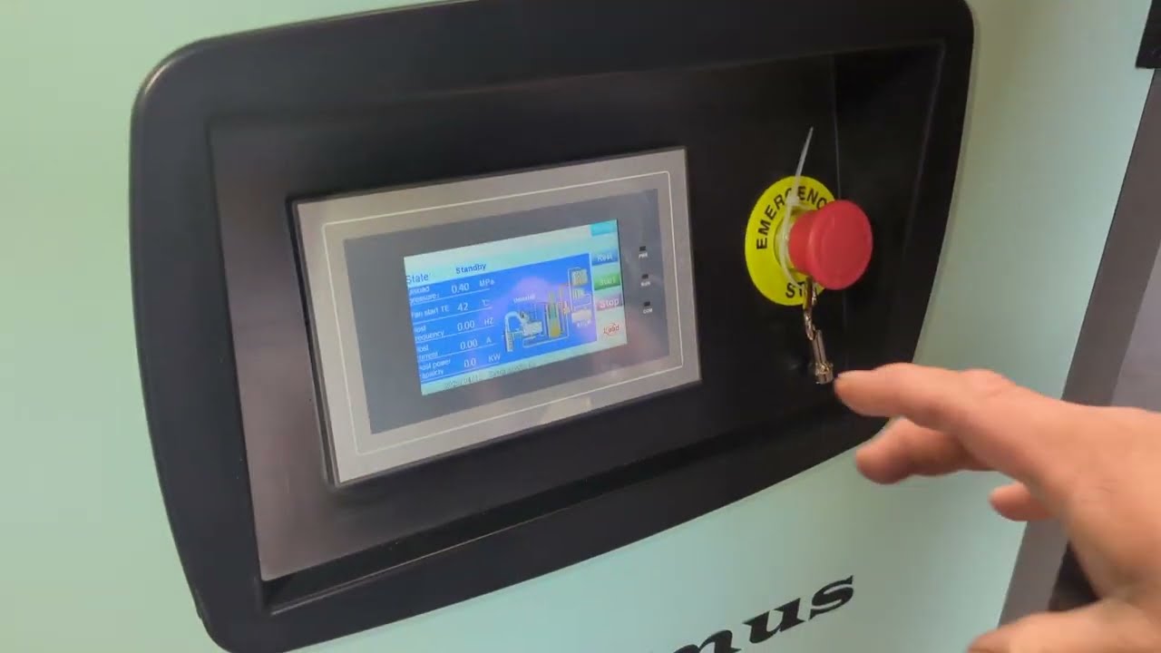 2024 Maximus 10 HP Rotary Screw Air Compressor VFD 230V Single Phase