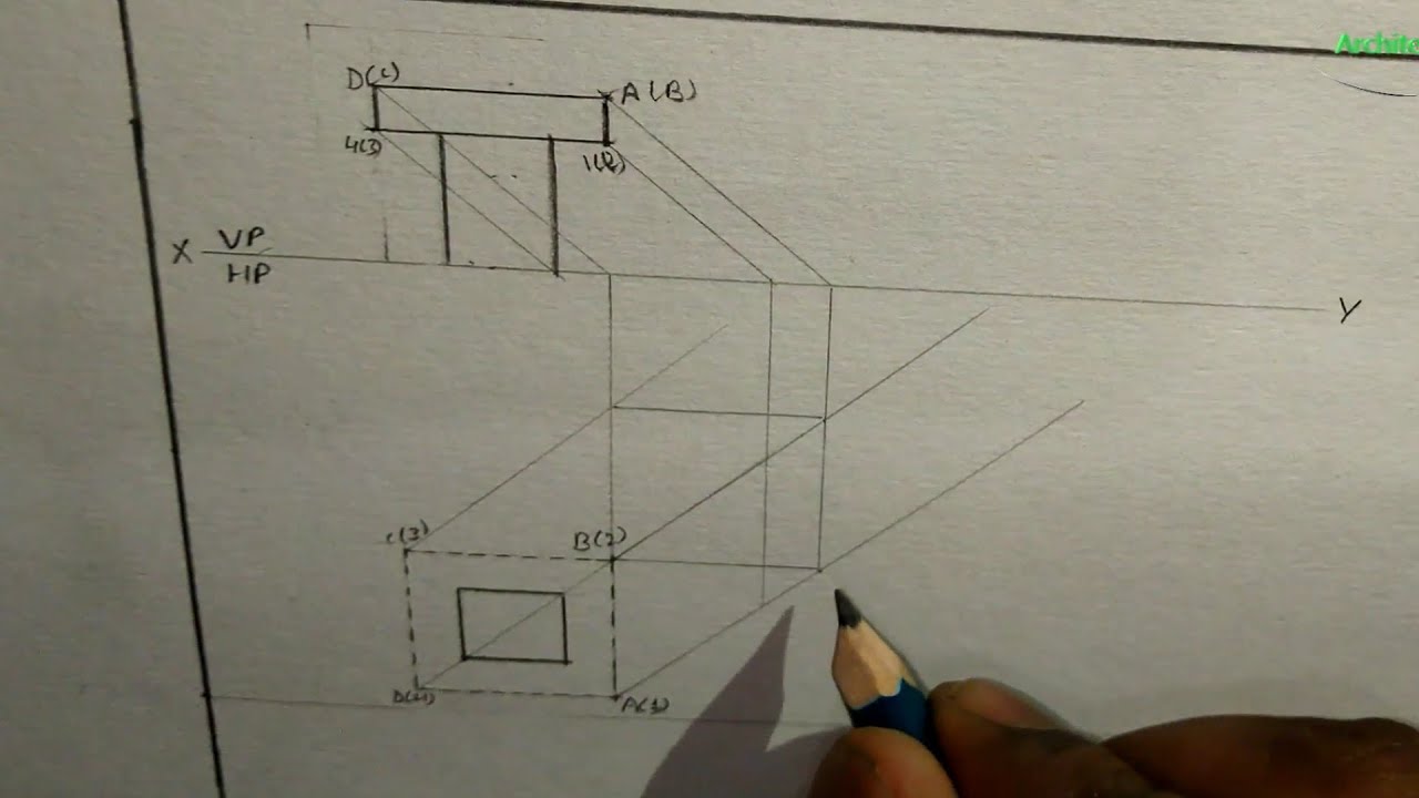 How to draw shadow of polygon on prism | PART 1