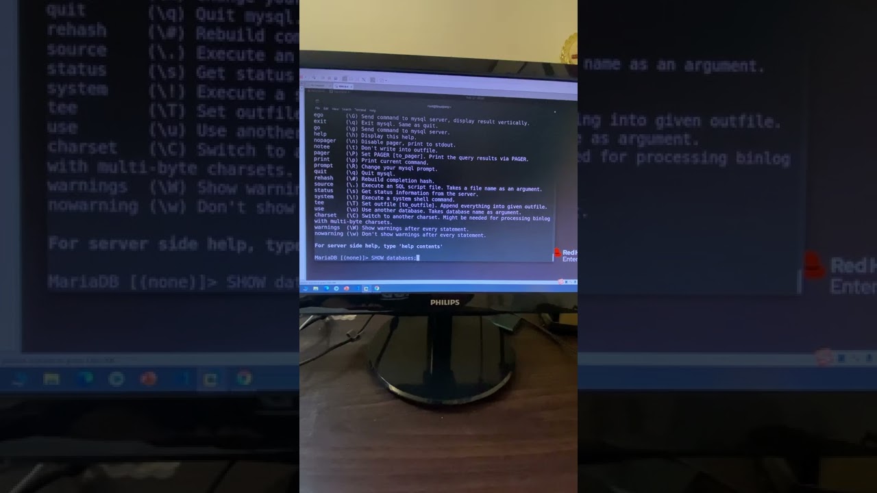 MariaDB in RHEL8 tutorial, Red Hat Enterprise 8 Linux Tutorial