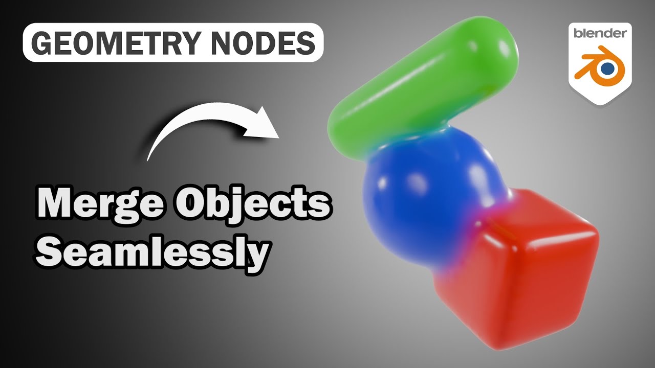 Merge Objects with Geometry Nodes
