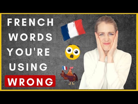 French Words Used WRONG in English! (French words with different English meanings)