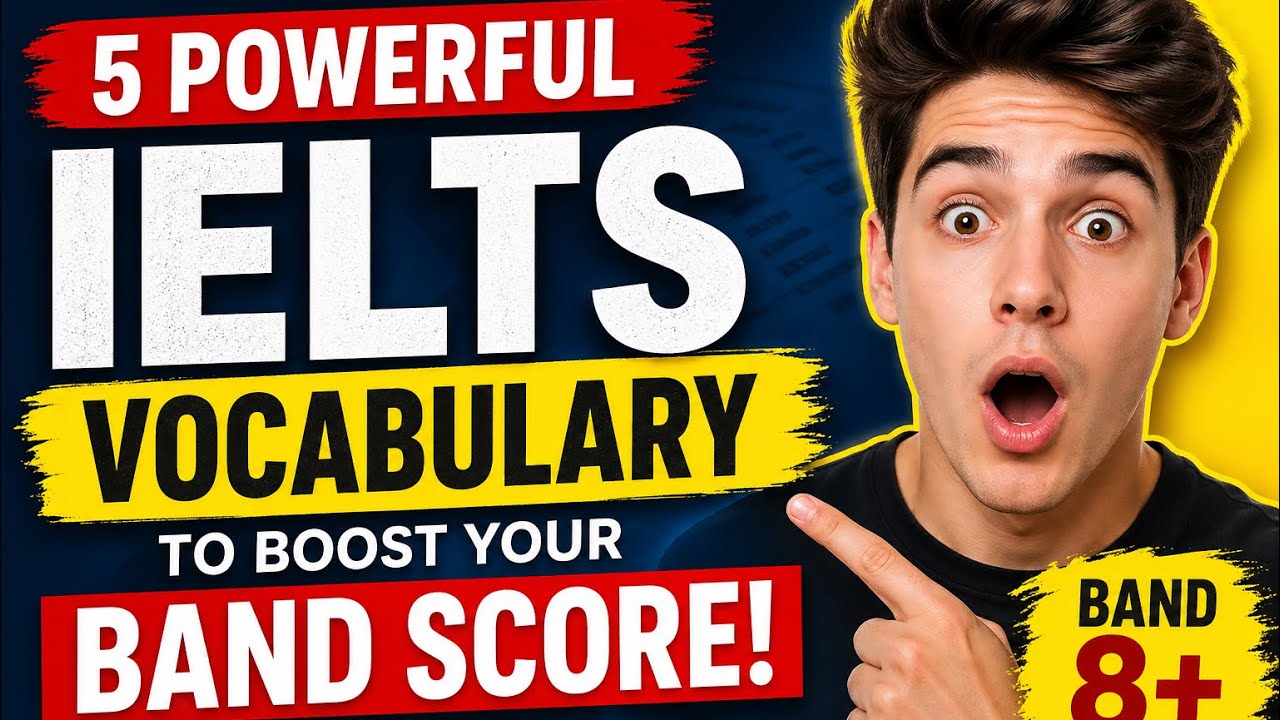 IELTS Speaking Vocabulary 2026 - Day 3 | 5 Advanced C1–C2 Words to Boost Your Band Score