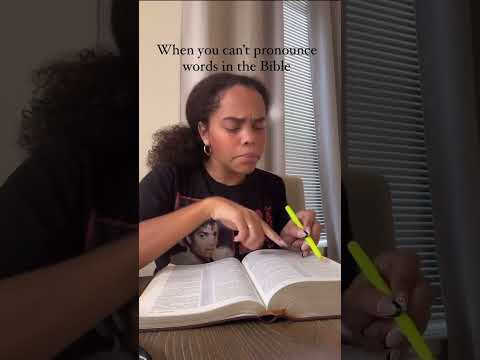 the struggle of pronouncing names in the Bible #tiktok #viral #christian