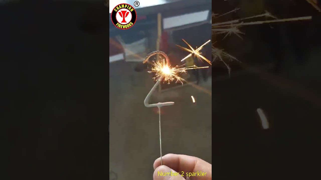 Number 2 sparklers fireworks