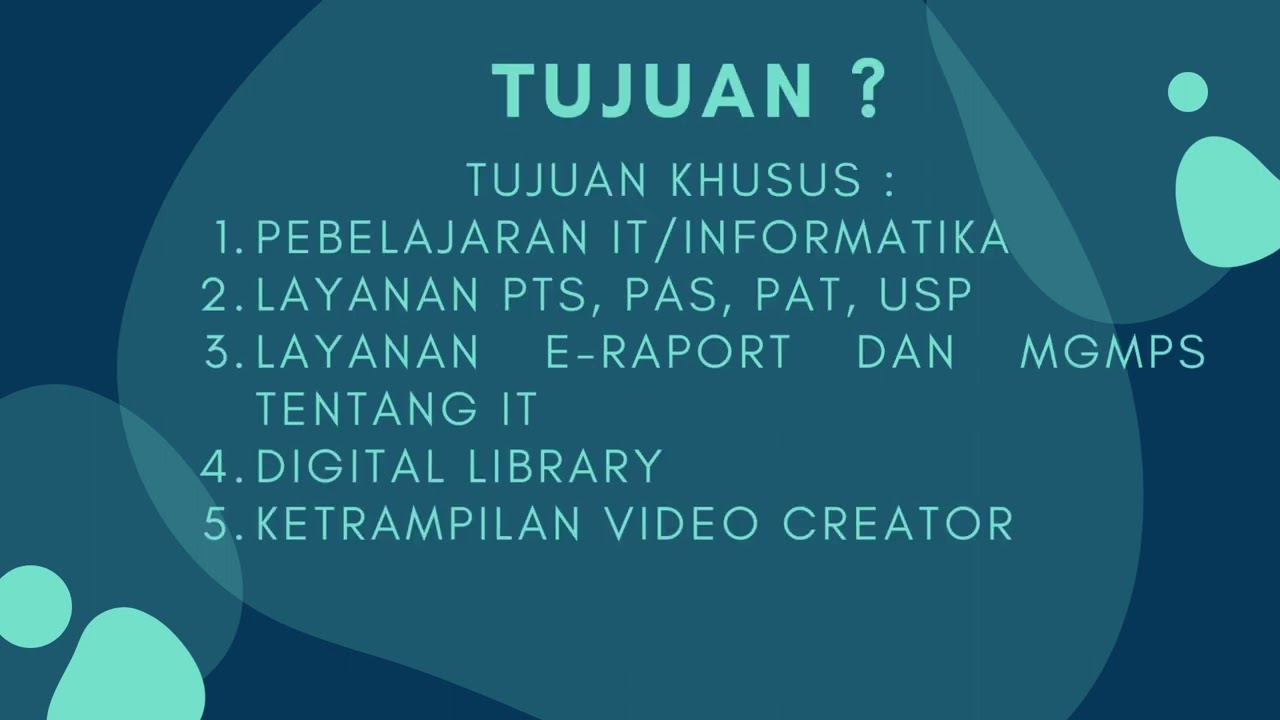 program kerja Laboratorium Komputer SMP N 1 Maron