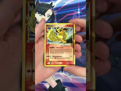 Pokemon Flareon Gold Star Card Review!