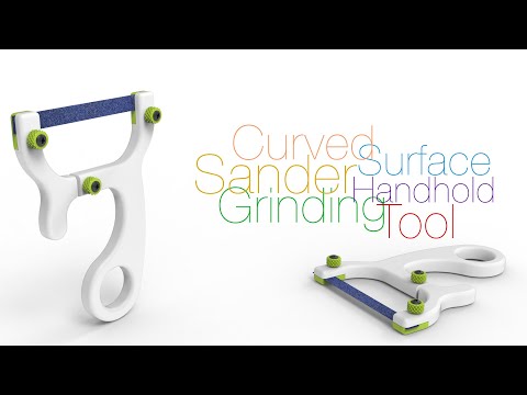 Curved Surface Sander Handhold Grinding Tool by Perinski - Thingiverse