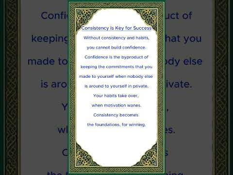 Consistency is Key for Success #shorts #english_quotes #life #motivation #quotes