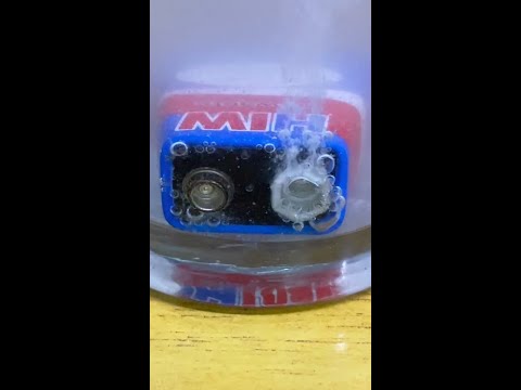 Salt water vs 9v Battery #shorts #dreamer
