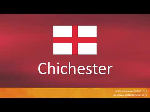How to pronounce the City in England "Chichester".