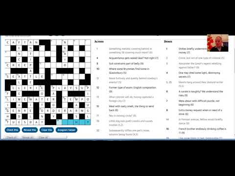 Solving the Guardian crossword on 2nd February