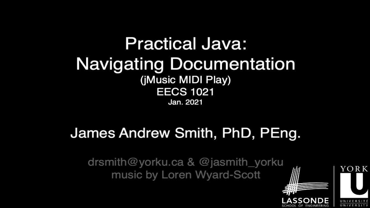 Practical Java: Navigating Documentation (jMusic example)