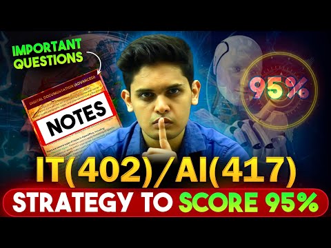 IT(402) / AI(417) Master Plan To score 95%🔥| Class 10th| Prashant Kirad