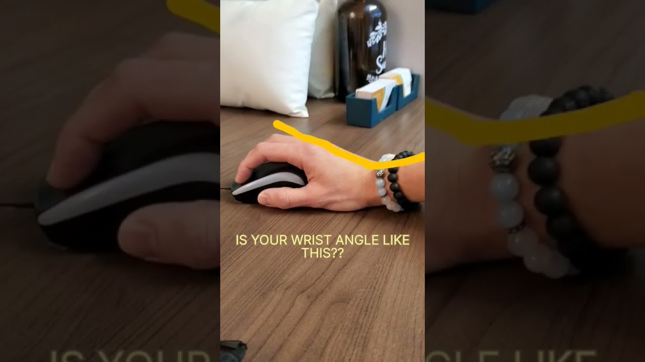 Your mouse position can be causing your #elbowpain! Check to see if this is how YOU #tenniselbow