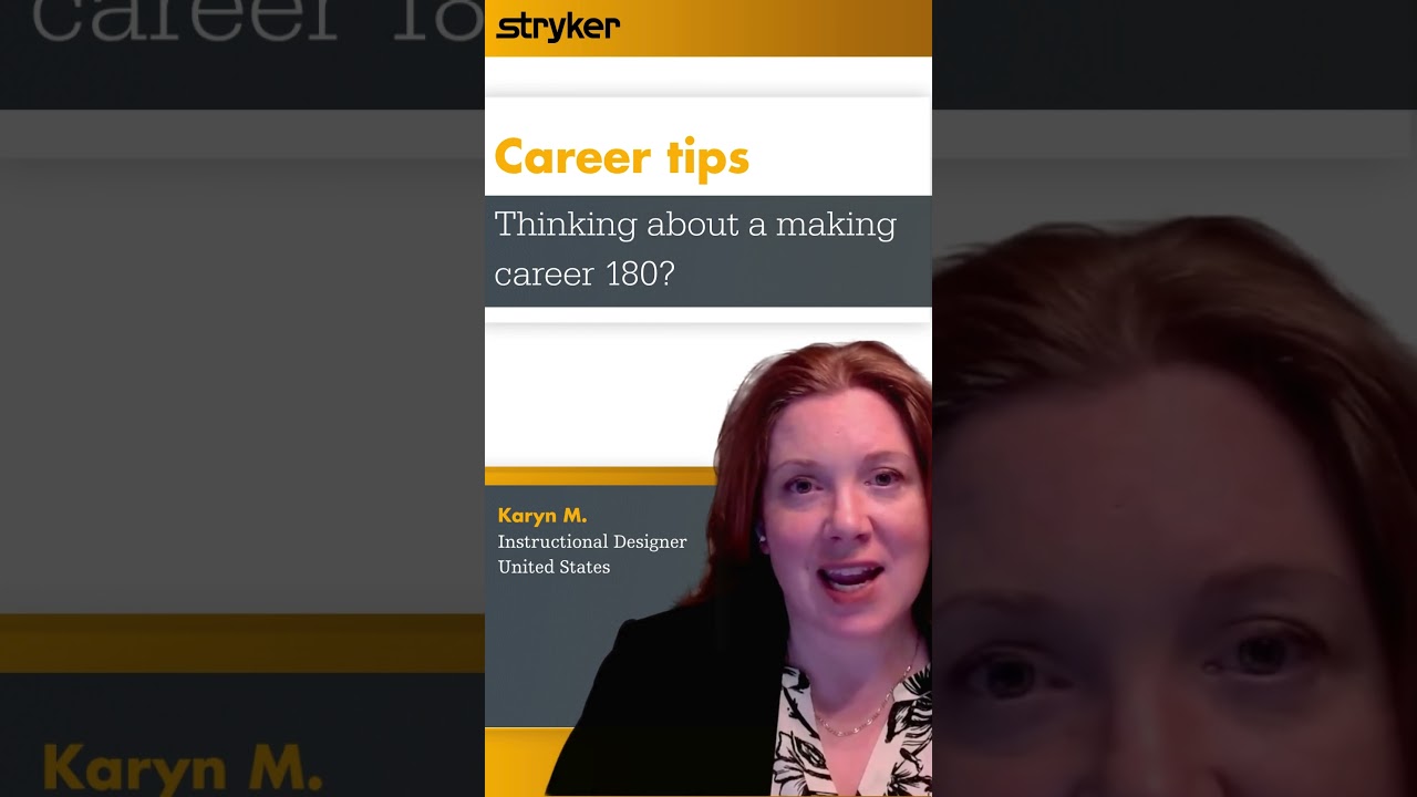Career tips: Thinking about making a career 180? #WeAreStryker #NowHiring #CareerTips #Jobs #Change
