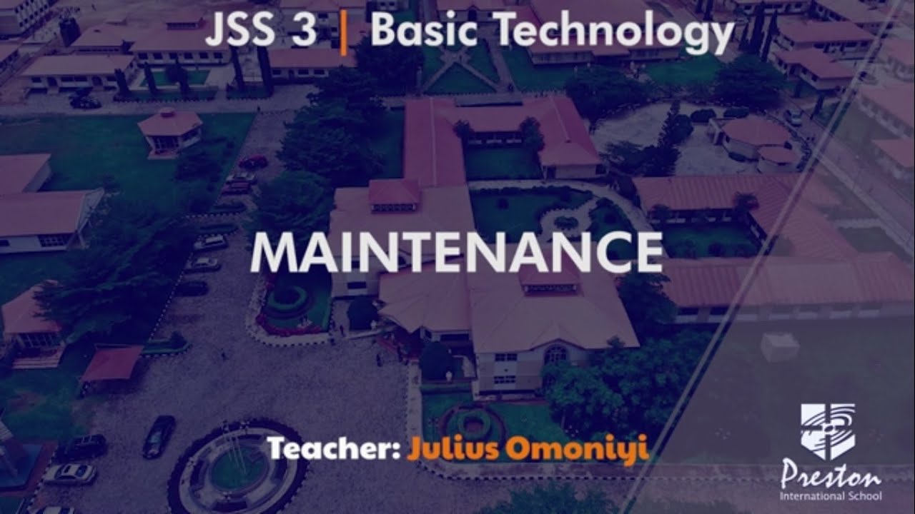 Maintenance - JSS3 Basic Technology