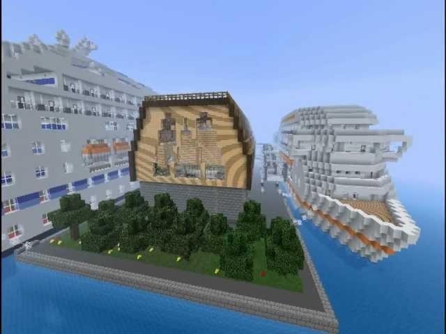 Cruise Ship Terminal Minecraft Map