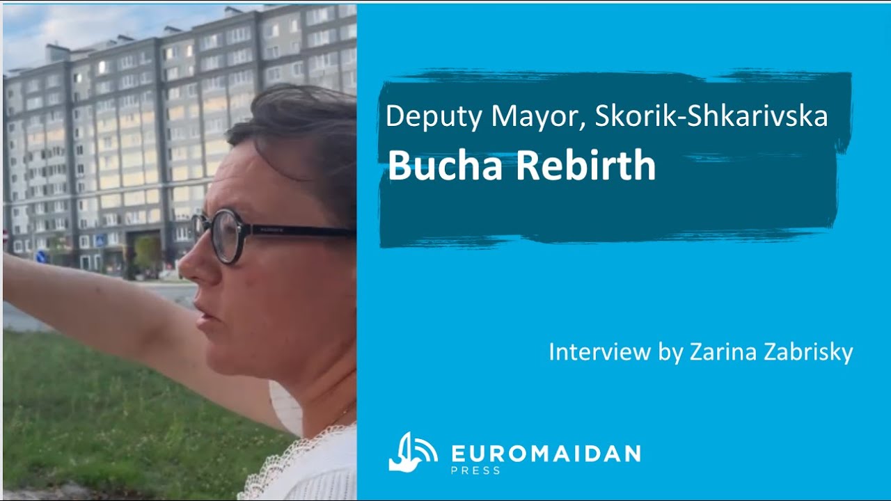 Bucha slowly comes to life after Russian massacre