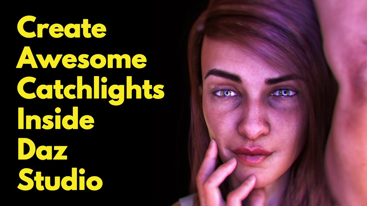 Daz Studio Lighting Tutorial - Catchlights