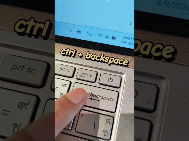 ลบข้อความทีละตัวอักษรมันช้าไป ลบเป็นคำๆ ไปเลยด้วย ctrl + backspace | วิดีโอครีเอเตอร์ by OS