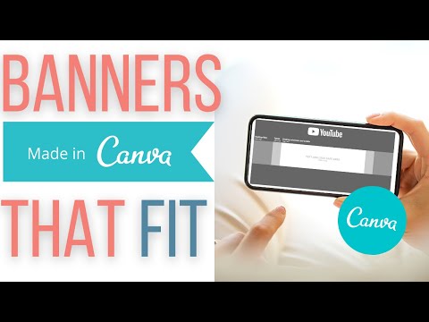 How to create a YOUTUBE CHANNEL banner art that fits all devices | Made in Canva
