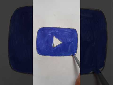 YouTube Logo #youtube #art #coloring #drawing #shorts #trending #painting #youtubeshorts #artist