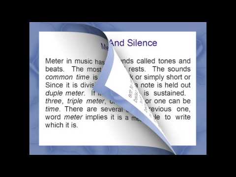 Basic Music Terms for Singers