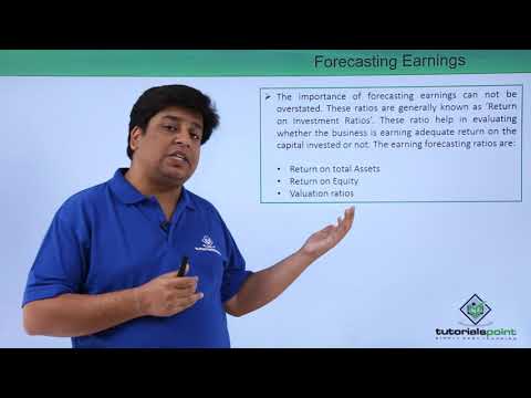 Company Analysis - Forecasting Earnings