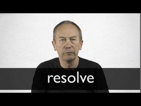 RESOLVE definition in American English | Collins English Dictionary