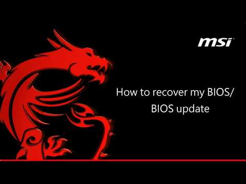MSI® HOW TO use Flash BIOS Button