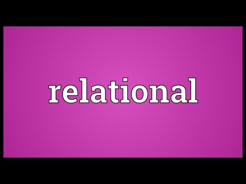 Relational Meaning