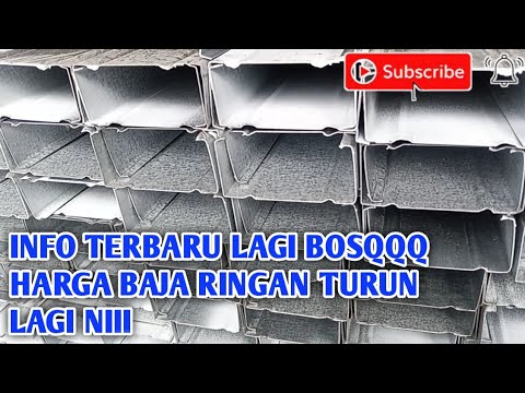 TERBARU LAGI BOSQ | harga baja ringan terbaru di bulan agustus 2022 | TURUN DRASTIS😱