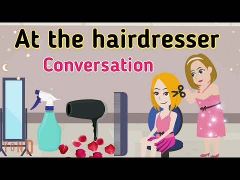At the hairdresser English conversation | Learn English | Sunshine English