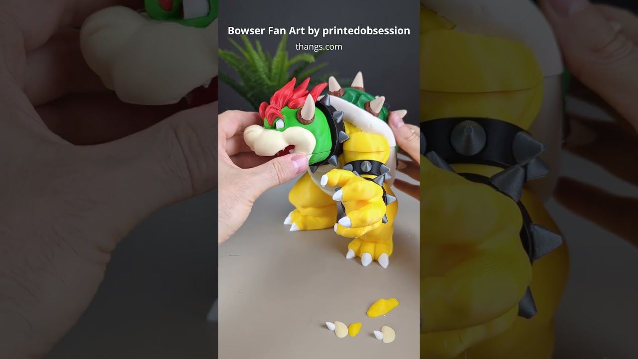 3D printed Bowser needs saving